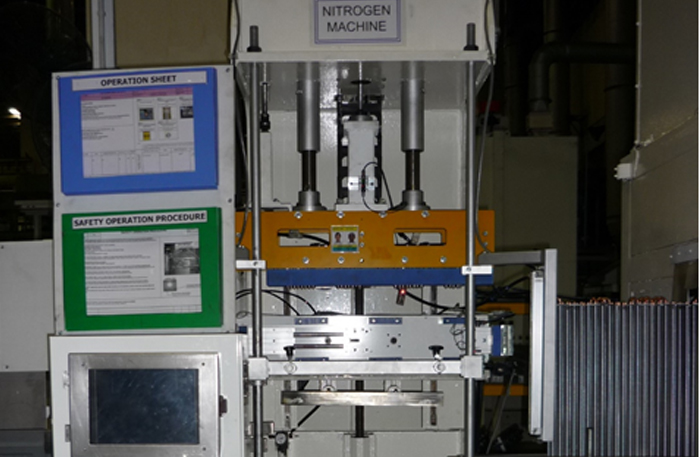 Evaporator Auto Brazing Line - N2 Charging Machine - GSE-M